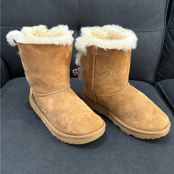 UGG | Shoes | Cheetah Print Bailey Bow Ugg Boots | Poshmark